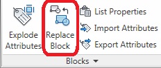 Express Tool: Replace Block | AutoCAD Tips