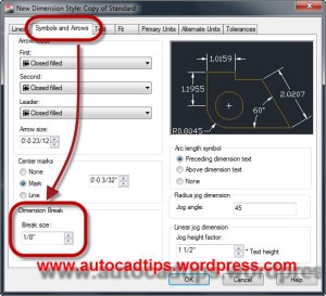 DIMBREAK Break Dimension Lines | AutoCAD Tips