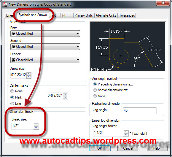 DIMBREAK Break Dimension Lines | AutoCAD Tips