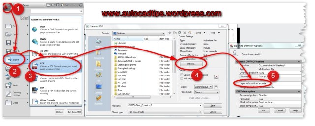 Control PDF Layers | AutoCAD Tips
