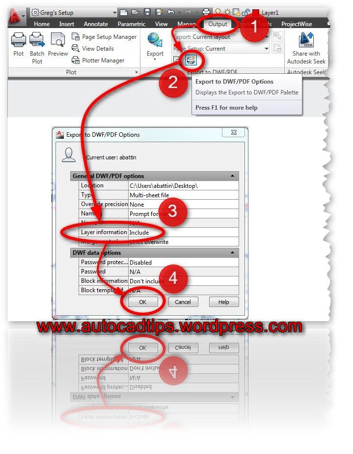 Control PDF Layers | AutoCAD Tips