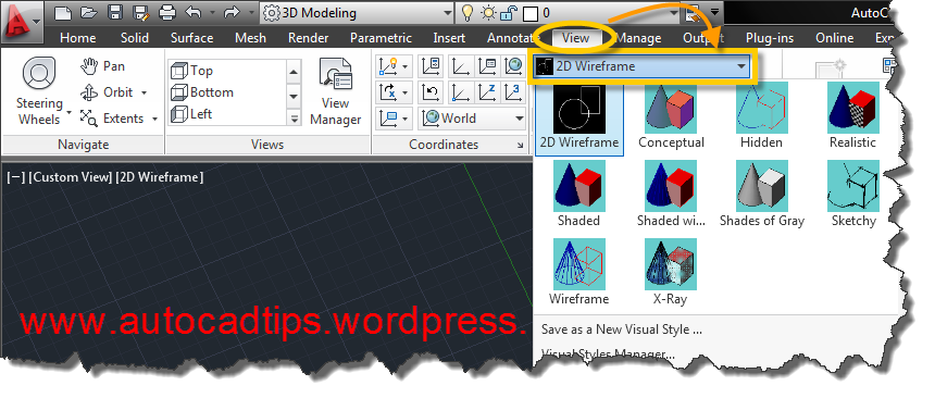 3D Visual Styles | AutoCAD Tips