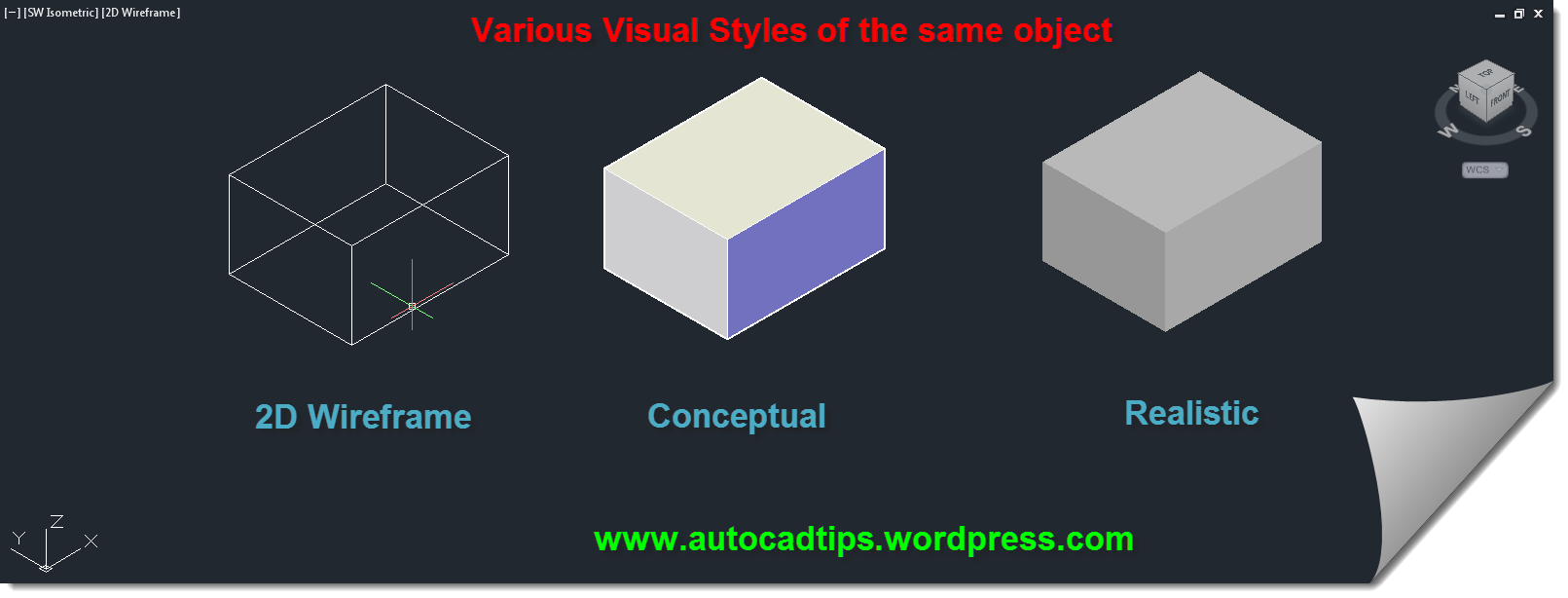 3D Visual Styles | AutoCAD Tips