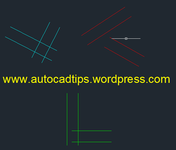 AutoLISP: L Shape Wall Clean Up | AutoCAD Tips