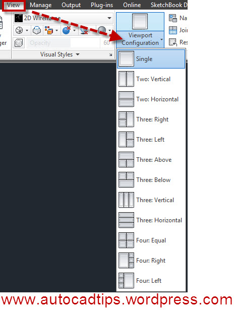 AutoCAD 2013: Viewport Configuration Preview | AutoCAD Tips