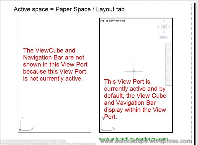 Control the Display of The View Cube and Navigation Bar | AutoCAD Tips