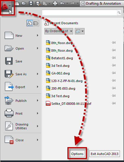 Set the Options Dialog to Specific Tab | AutoCAD Tips