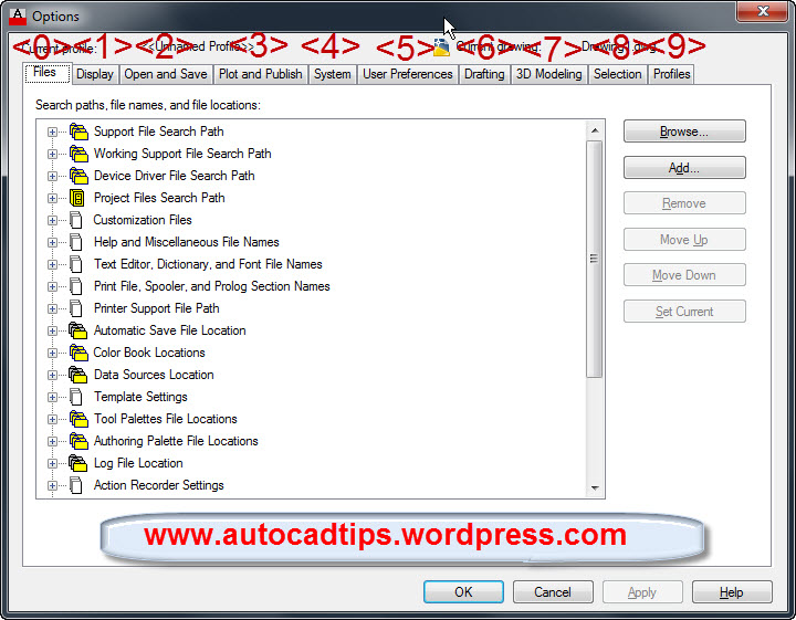 Options | AutoCAD Tips