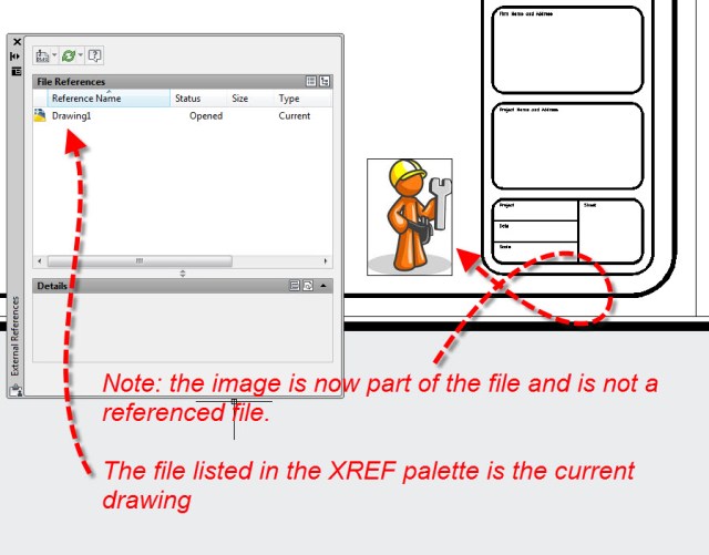Embed a Picture (Not as a Reference) | AutoCAD Tips