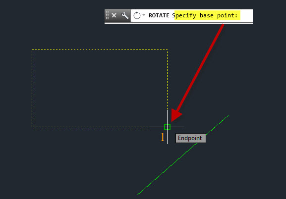 Rotate Objects to Reference an Angle | AutoCAD Tips