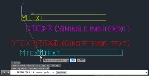 AutoCAD 2015: Text Align Dynamically | AutoCAD Tips