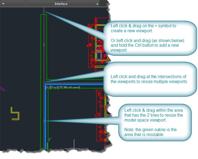 AutoCAD 2015 Resize Model Space Viewports | AutoCAD Tips