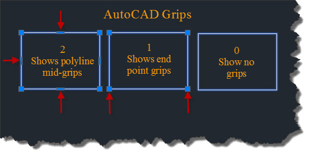 AutoCAD Grips | AutoCAD Tips