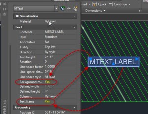 It’s About Time… Text Frame and Background mask for Text | AutoCAD Tips